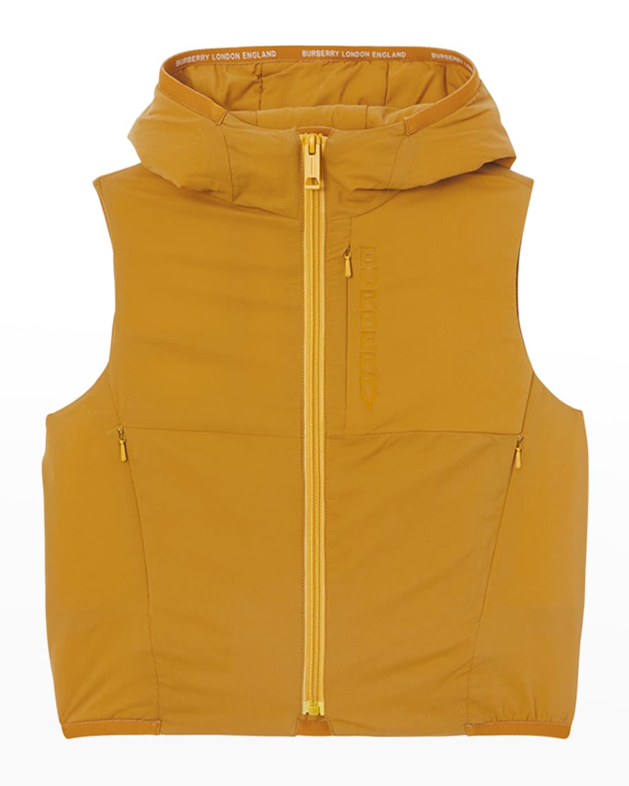 Burberry Boy's Perry Logo Tape Vest, Size 3-14 | Neiman Marcus