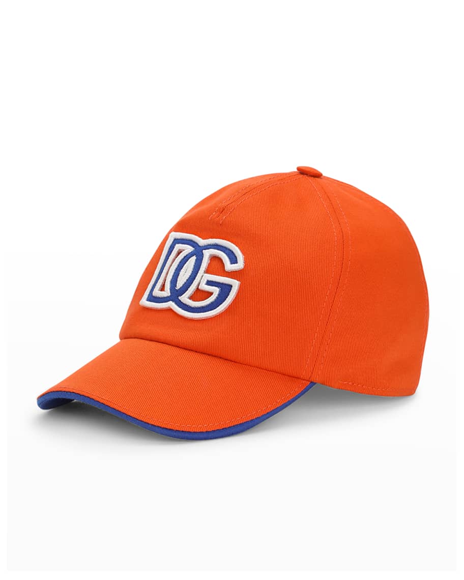 Dolce&Gabbana Kid's DG Logo Embossed Baseball Cap, Size S-XL | Neiman ...