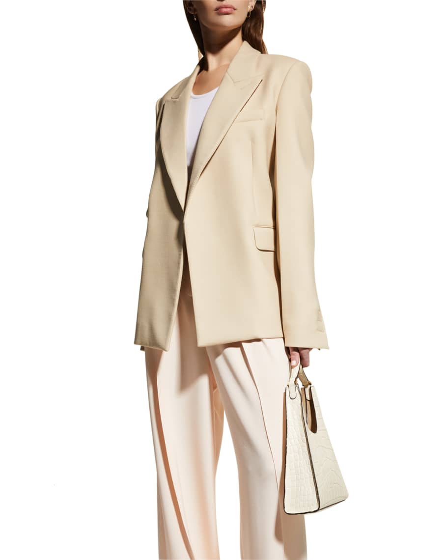Peter Do Oversized Pleated Handkerchief Blazer | Neiman Marcus