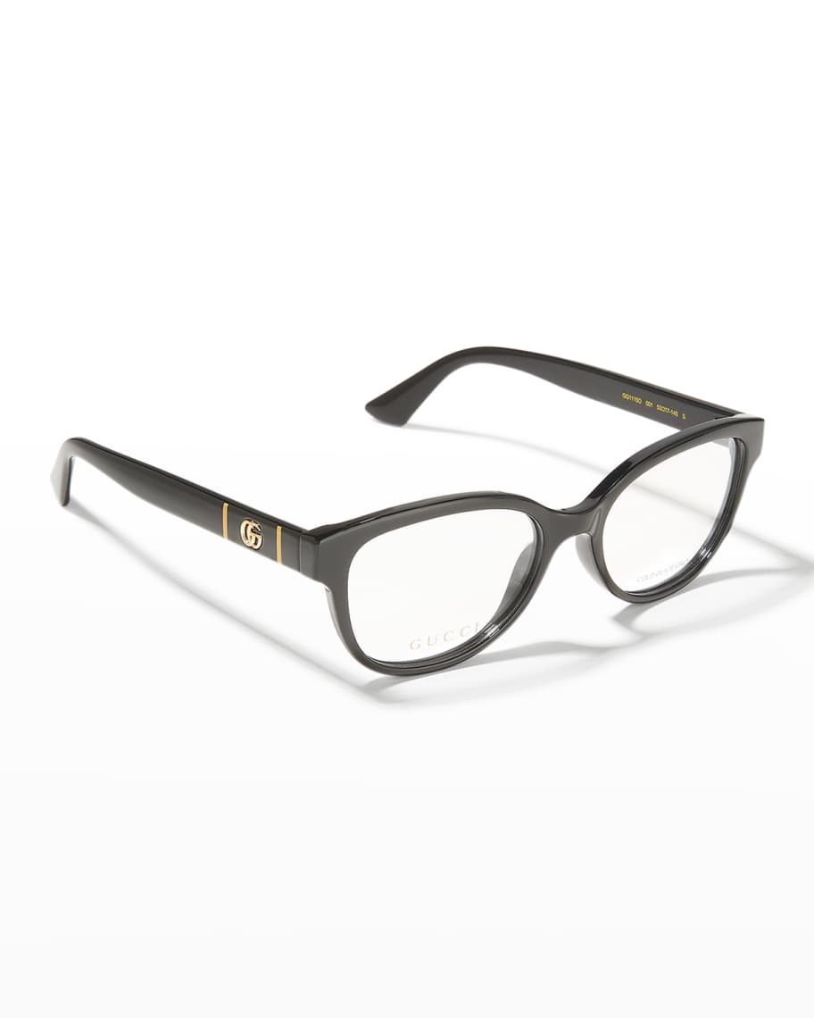 Gucci Rectangle Injection Plastic Optical Glasses | Neiman Marcus