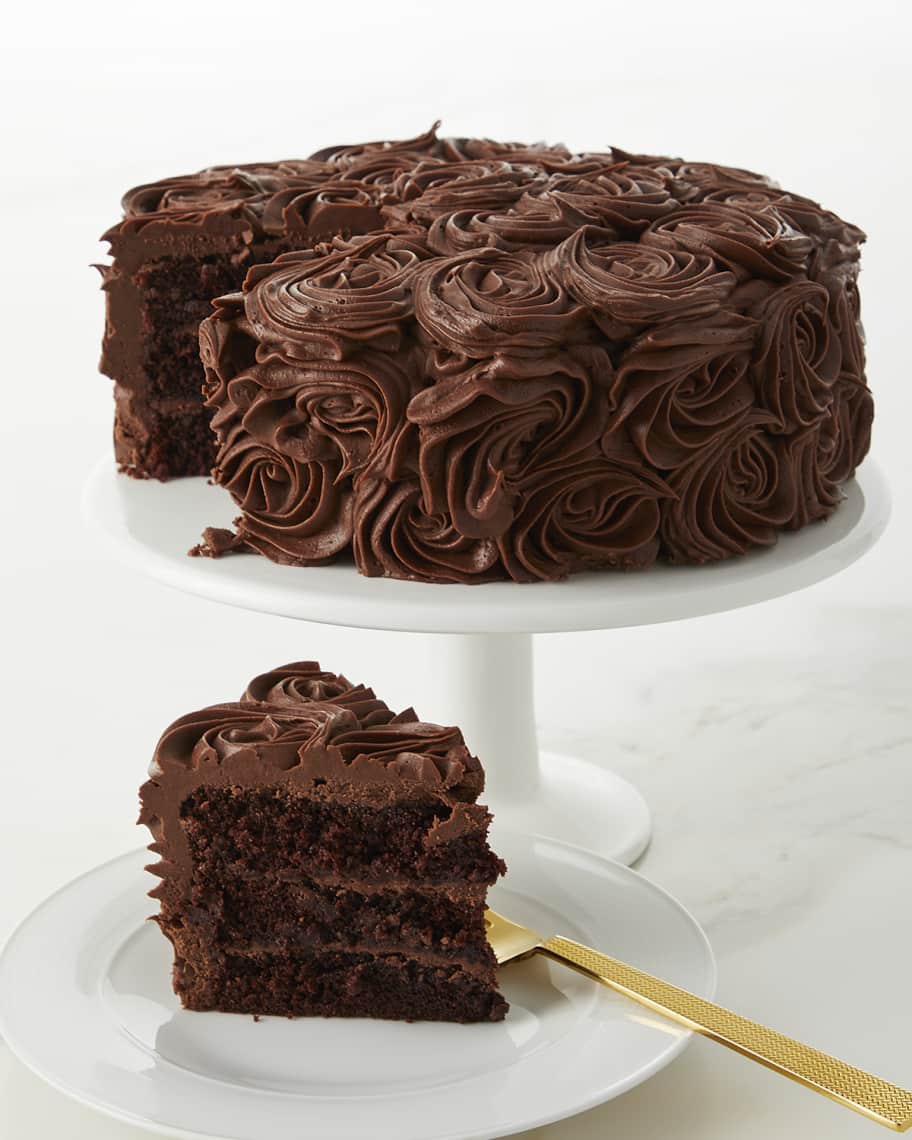 The Dark Chocolate Bakery Chocolate Rosette Cake | Neiman Marcus
