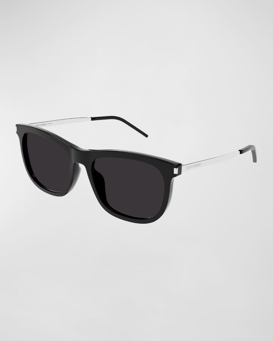 Saint Laurent Men's Full-Rim Round Sunglasses | Neiman Marcus