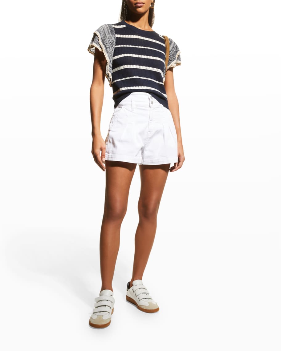 Veronica Beard Paz Crochet Top | Neiman Marcus