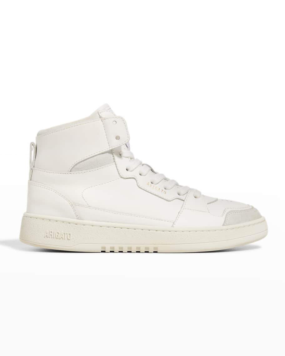 Axel Arigato Dice Mixed Leather High-Top Sneakers | Neiman Marcus