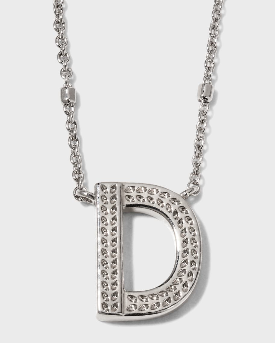 Kendra Scott Letter D Pendant Necklace | Neiman Marcus