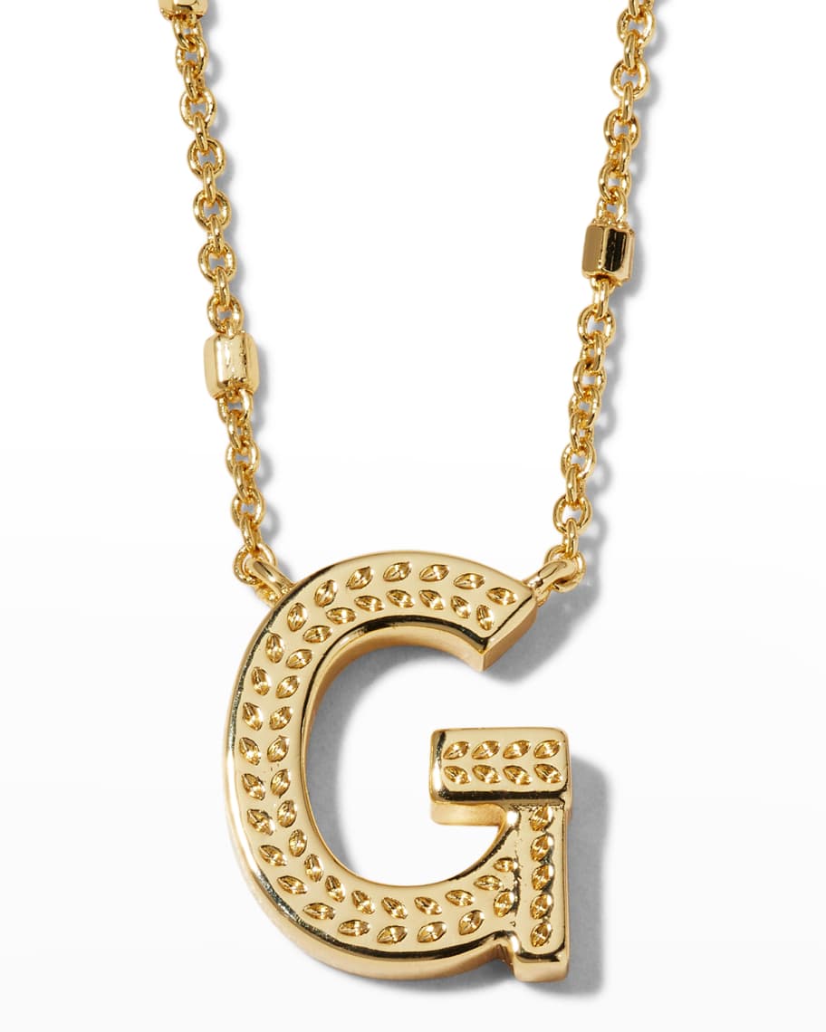Kendra Scott Letter G Pendant Necklace | Neiman Marcus