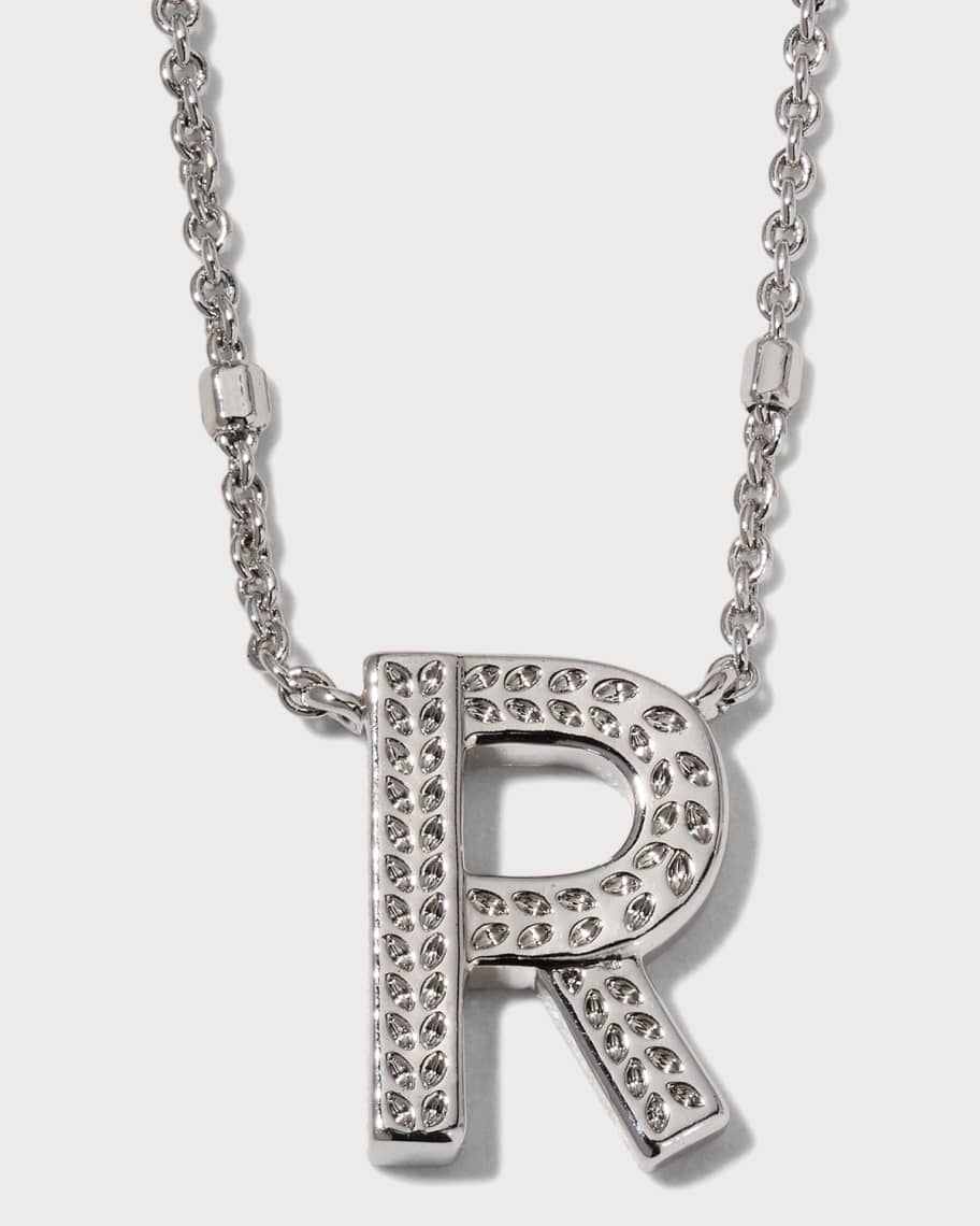 Kendra Scott Letter R Pendant Necklace | Neiman Marcus