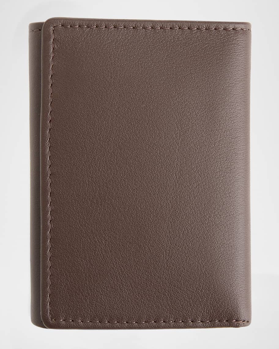 ROYCE New York Personalized Leather Trifold Wallet | Neiman Marcus