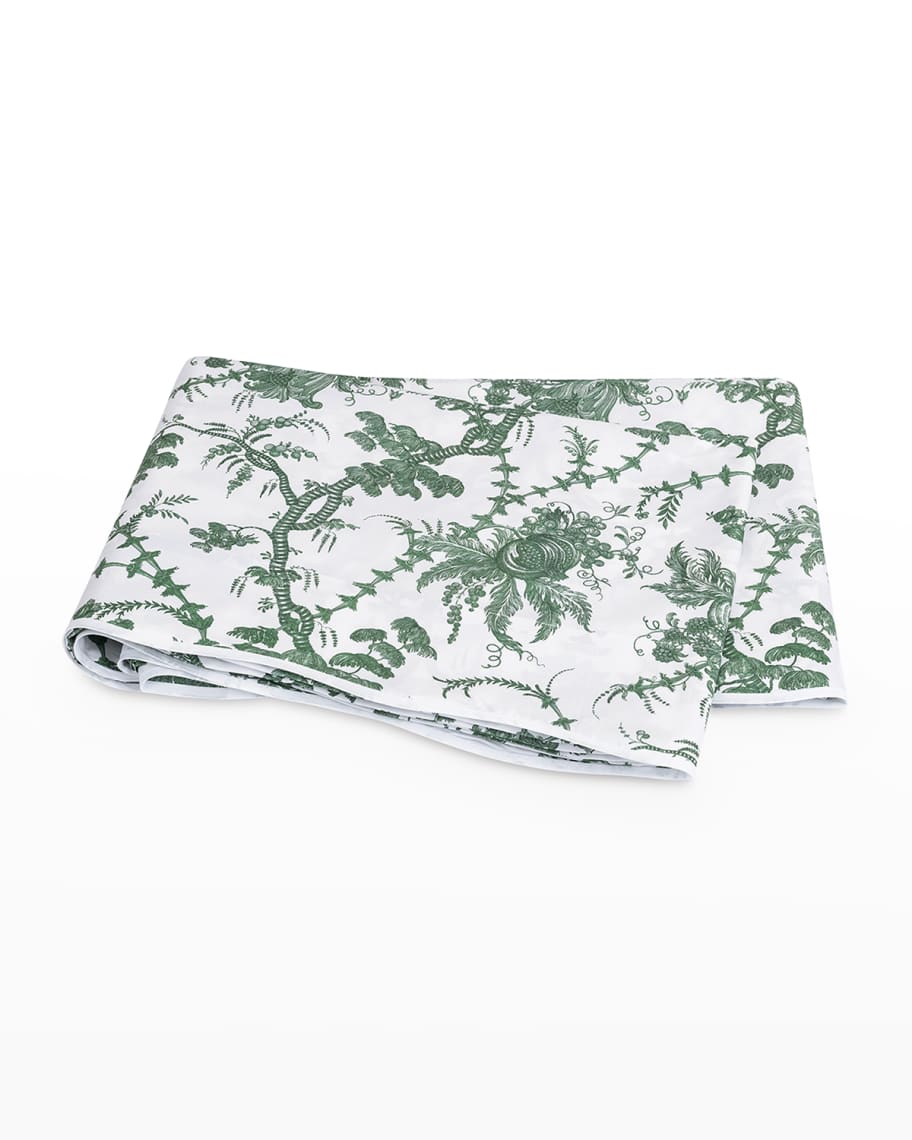 Matouk Schumacher San Cristobal Flat Sheet, FULL-QUEEN | Neiman Marcus