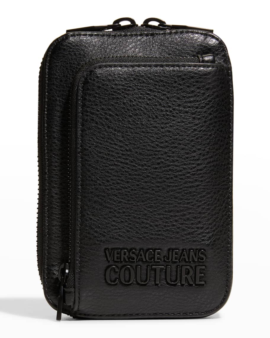 Versace Jeans Couture Men's Logo Pouch Bag | Neiman Marcus