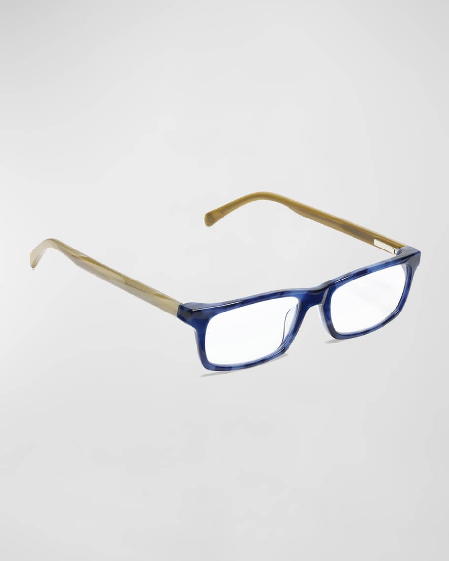 Eyebobs Number Cruncher Rectangle Acetate Reader Glasses | Neiman Marcus