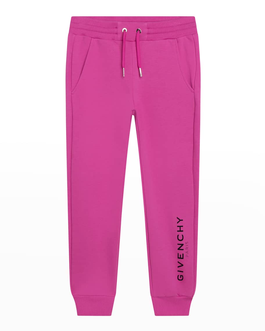 Givenchy Girl's Jog Pants with Givenchy Down One Leg, Size 8-14 ...