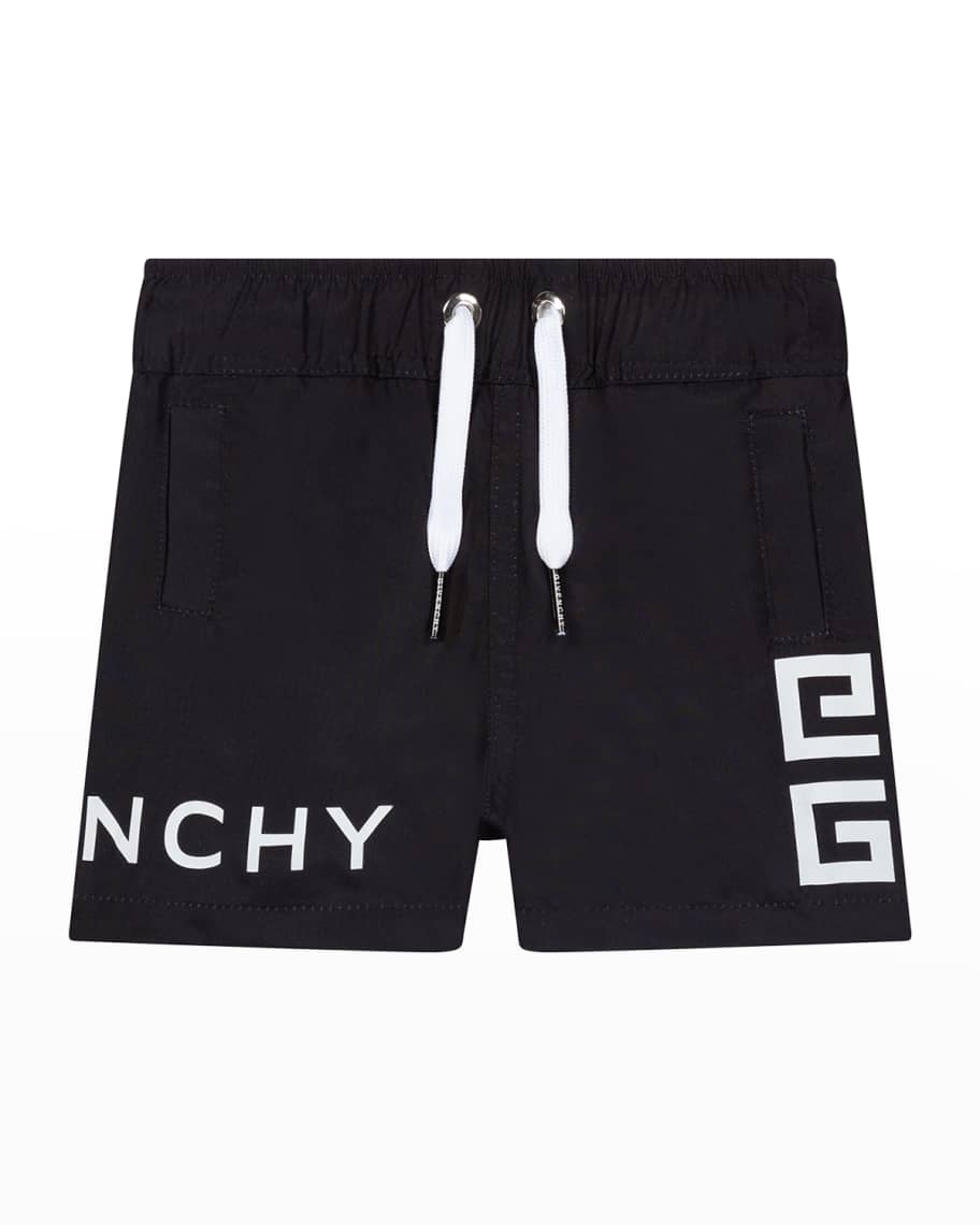 Givenchy Boy's Swim Shorts with 4G Logo, Size 12M-3 | Neiman Marcus