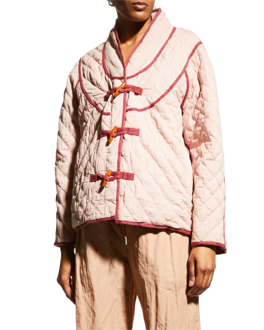 The Great The Reversible Toggle Jacket | Neiman Marcus The Great The Reversible Toggle Jacket | Neiman Marcus