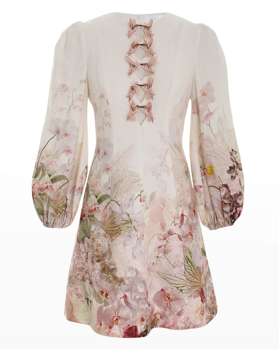 Zimmermann Dancer Hummingbird Mini Dress | Neiman Marcus