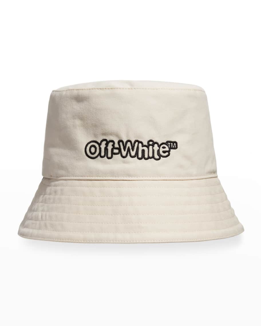 Off-White Men's Blur Logo Bucket Hat | Neiman Marcus
