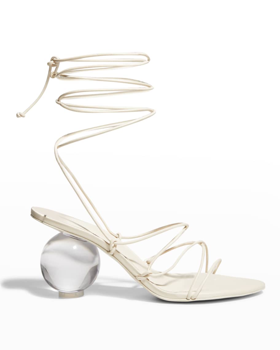 Cult Gaia Su Strappy Sphere-Heel Sandals | Neiman Marcus