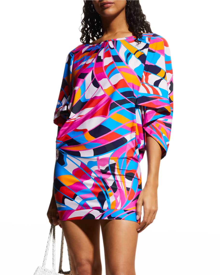 Trina Turk Rio Coverup Multicolor Tunic | Neiman Marcus