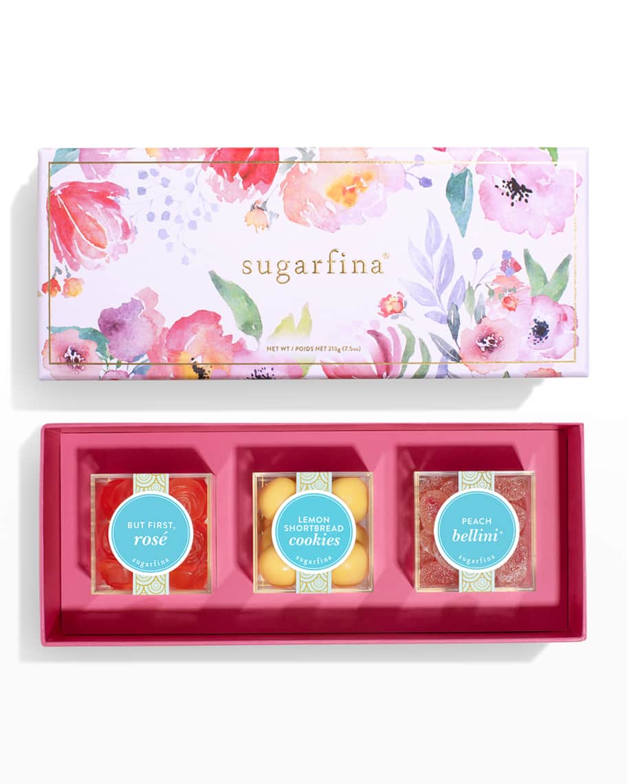 Sugarfina Watercolor 3-Piece Candy Bento Box | Neiman Marcus