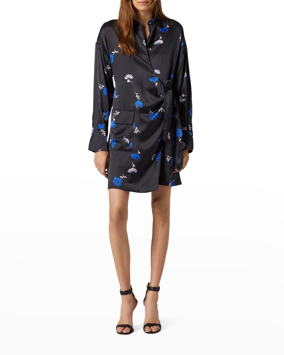 Equipment Aaleah Silk Wrap Dress | Neiman Marcus