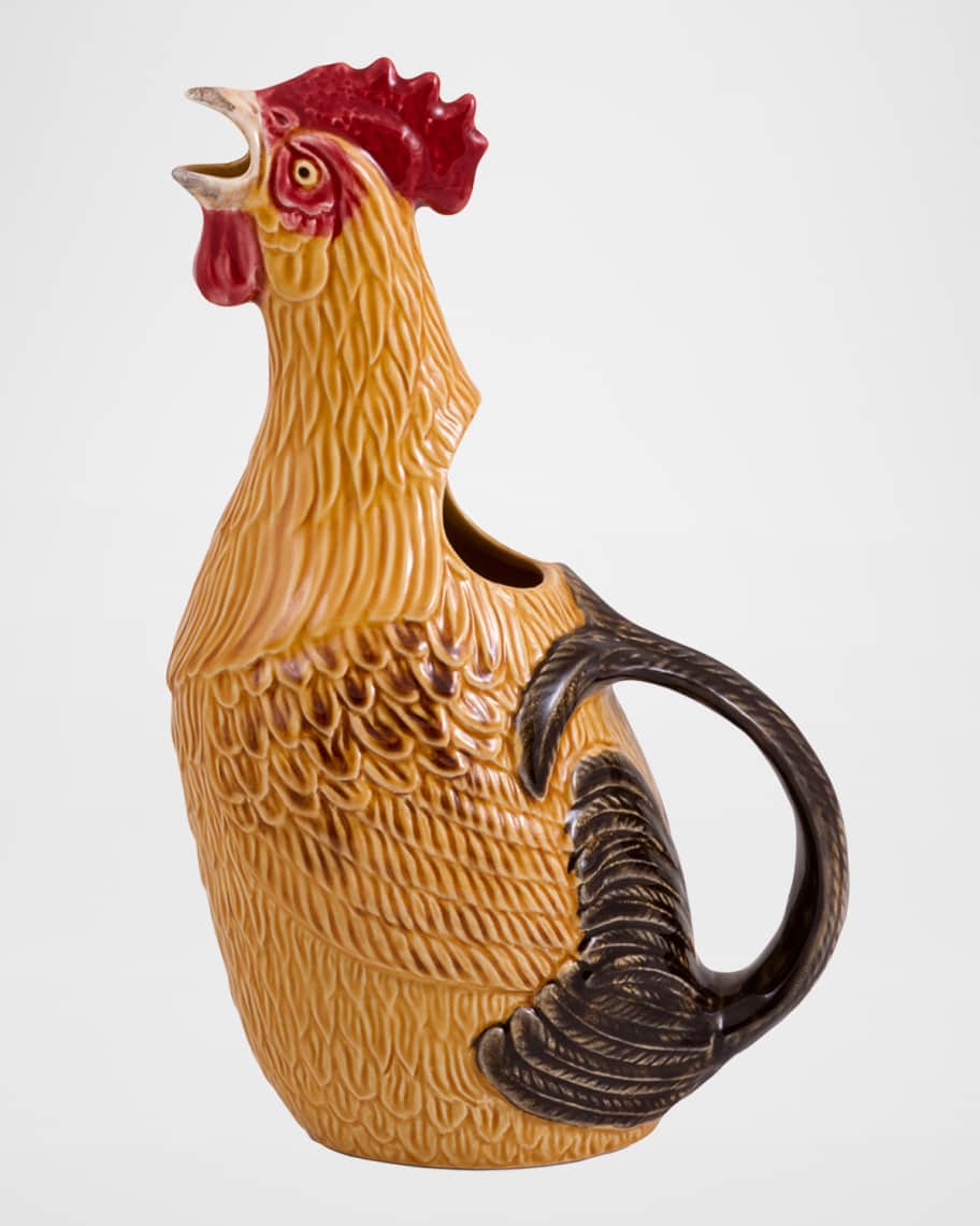 Bordallo Pinheiro Rooster Pitcher | Neiman Marcus
