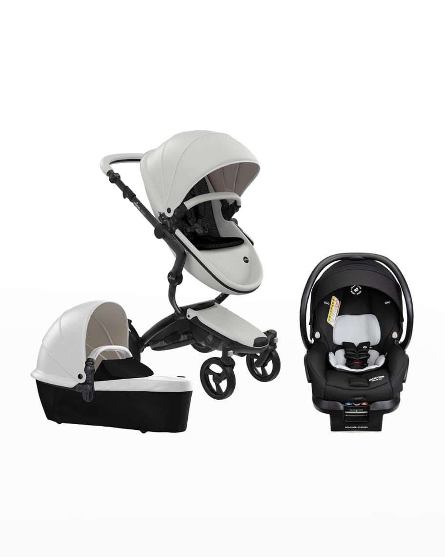 Mima Xari Stroller Luxury Travel System w/ Black Chassis & Maxi-Cosi ...
