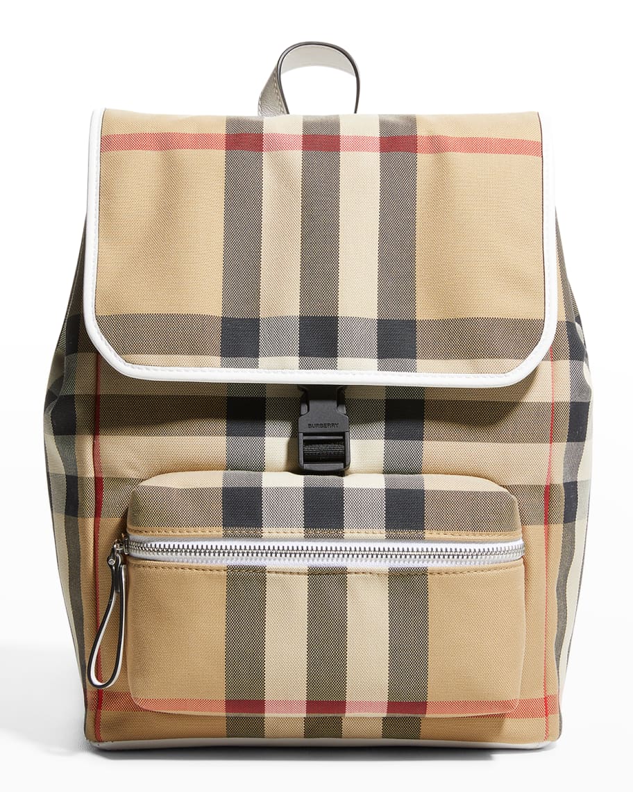 Burberry Kid's Dewey Vintage Check Backpack | Neiman Marcus