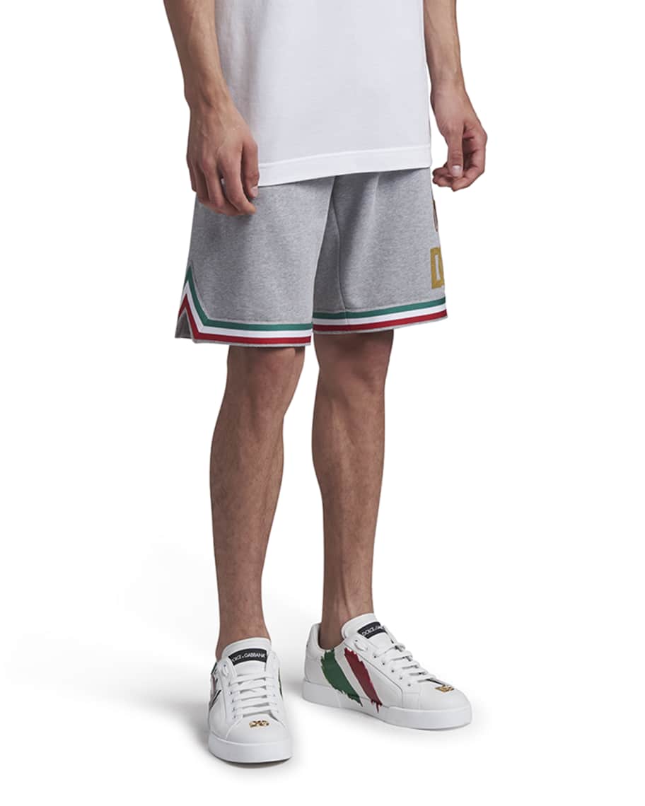 Dolce&Gabbana Men's DG Italia Gym Sweat Shorts | Neiman Marcus