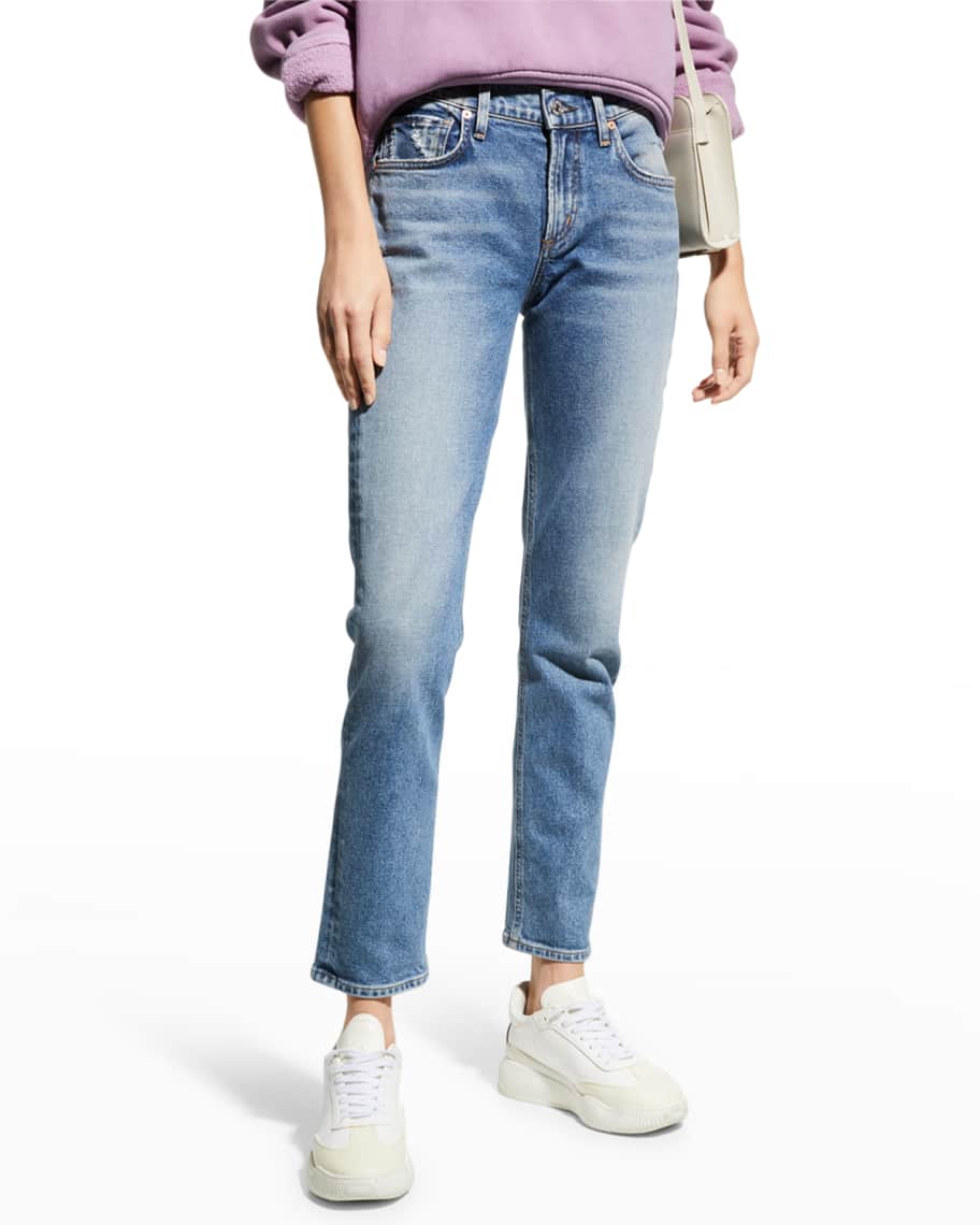Citizens of Humanity Inga Low-Rise Slim Jeans | Neiman Marcus
