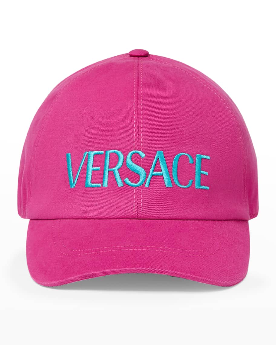 Versace Logo Cotton Baseball Cap | Neiman Marcus
