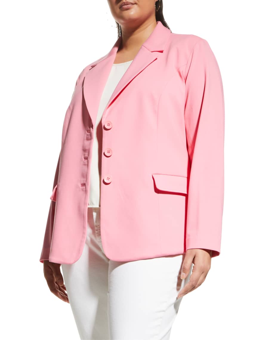 CAPSULE 121 Plus Size Perseverance Single-Breasted Jacket | Neiman Marcus