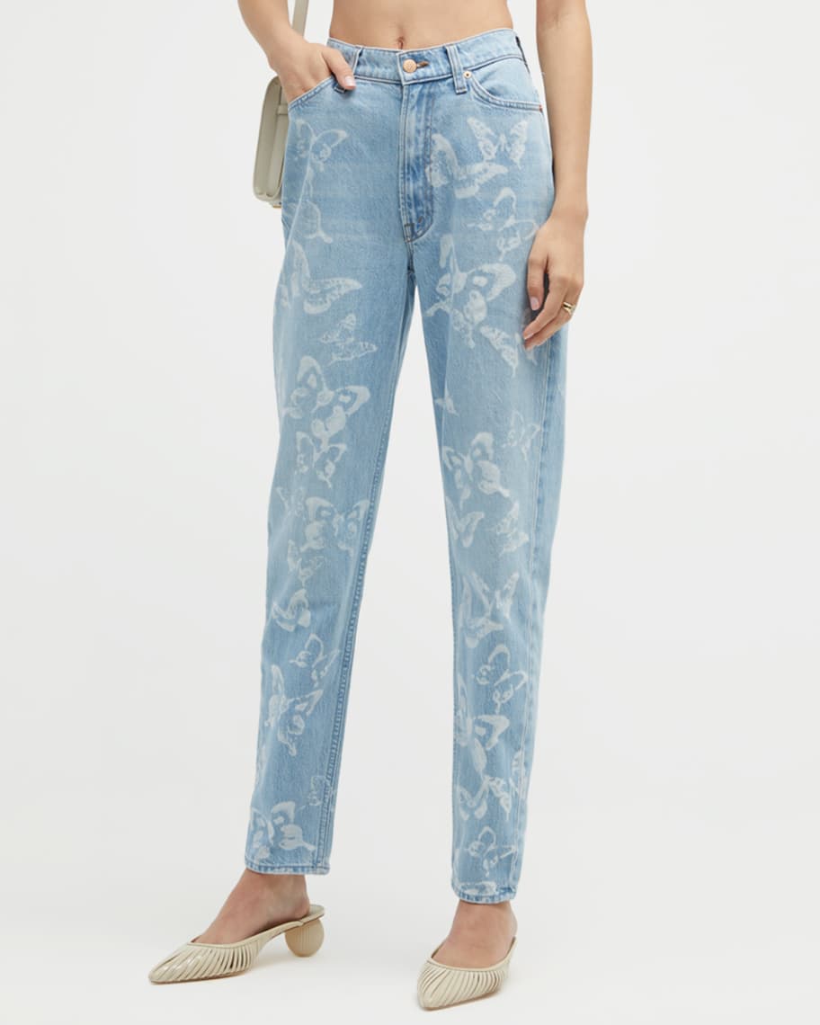 MOTHER Snacks! The High Waisted Twizzy Skimp Jeans | Neiman Marcus