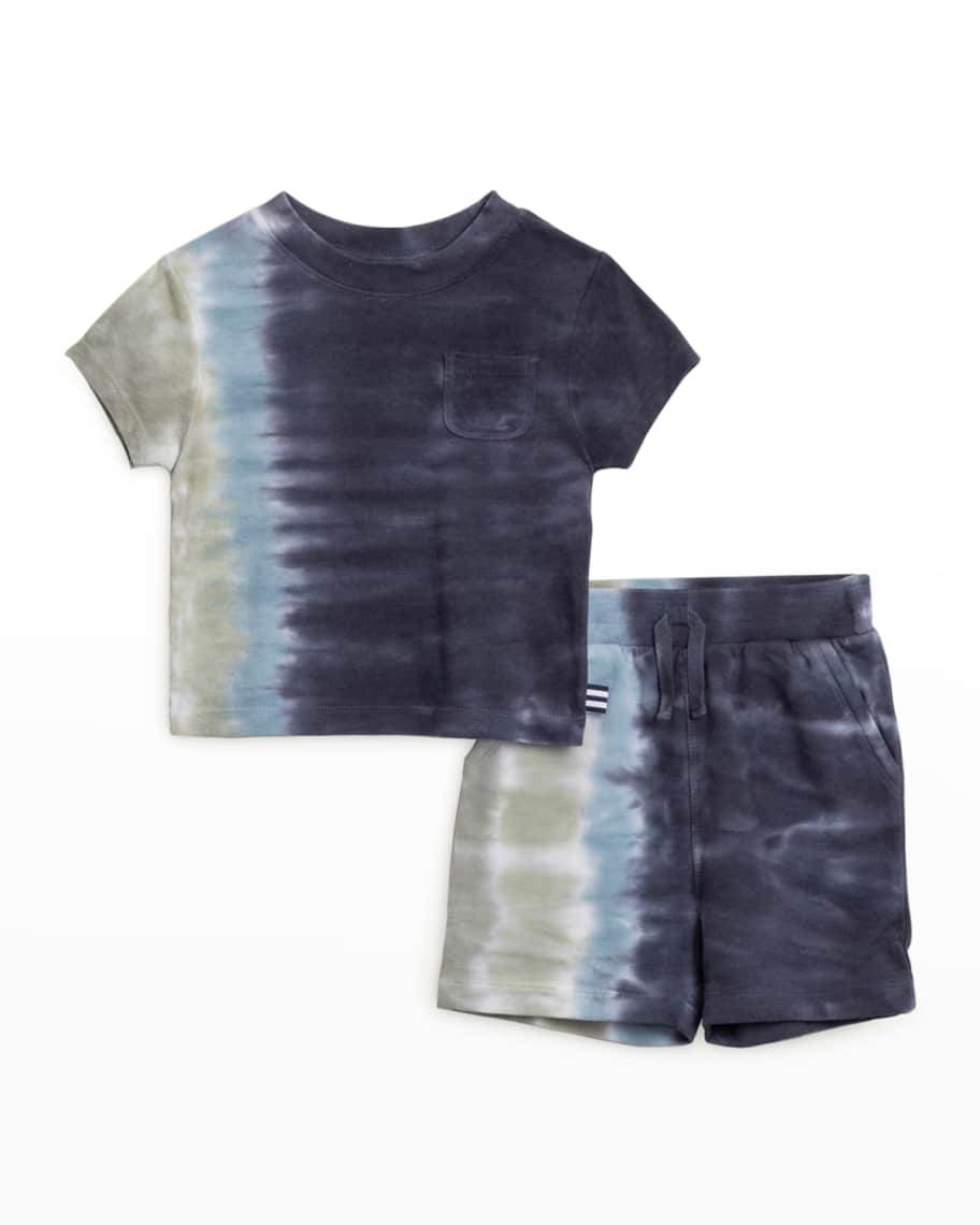 Splendid Girl's Dip-Dye Shirt w/ Drawstring Shorts, Size 2-7 | Neiman ...