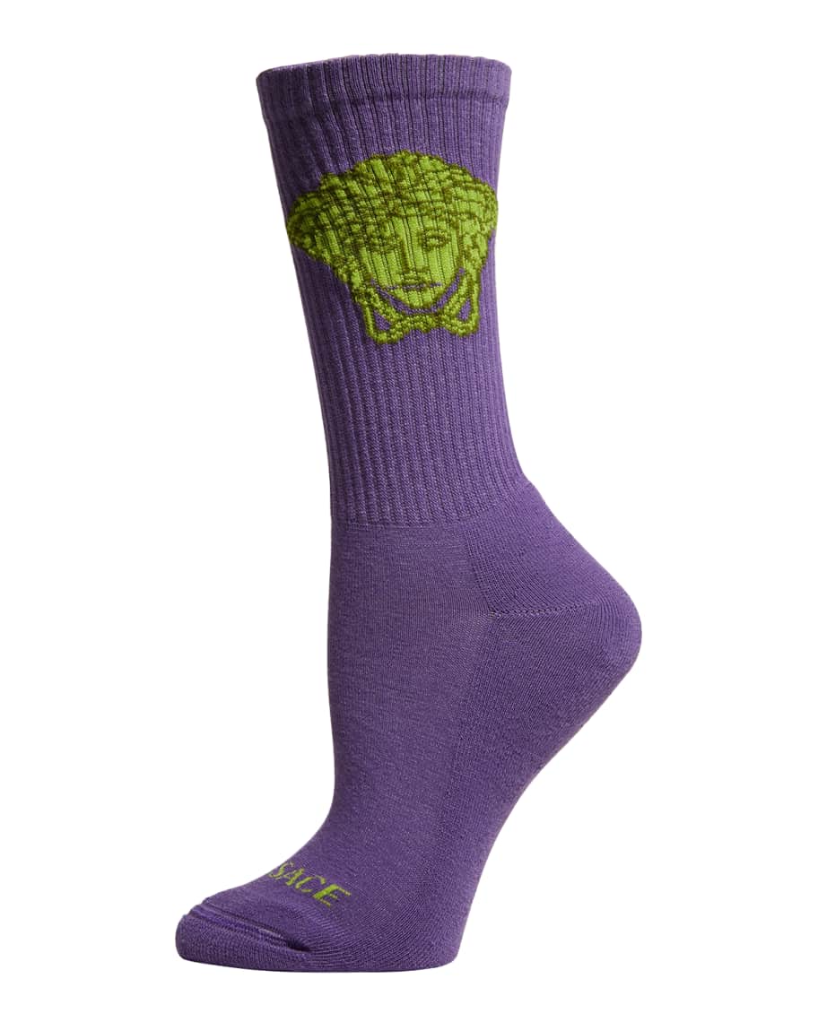 Versace Medusa Athletic Socks | Neiman Marcus