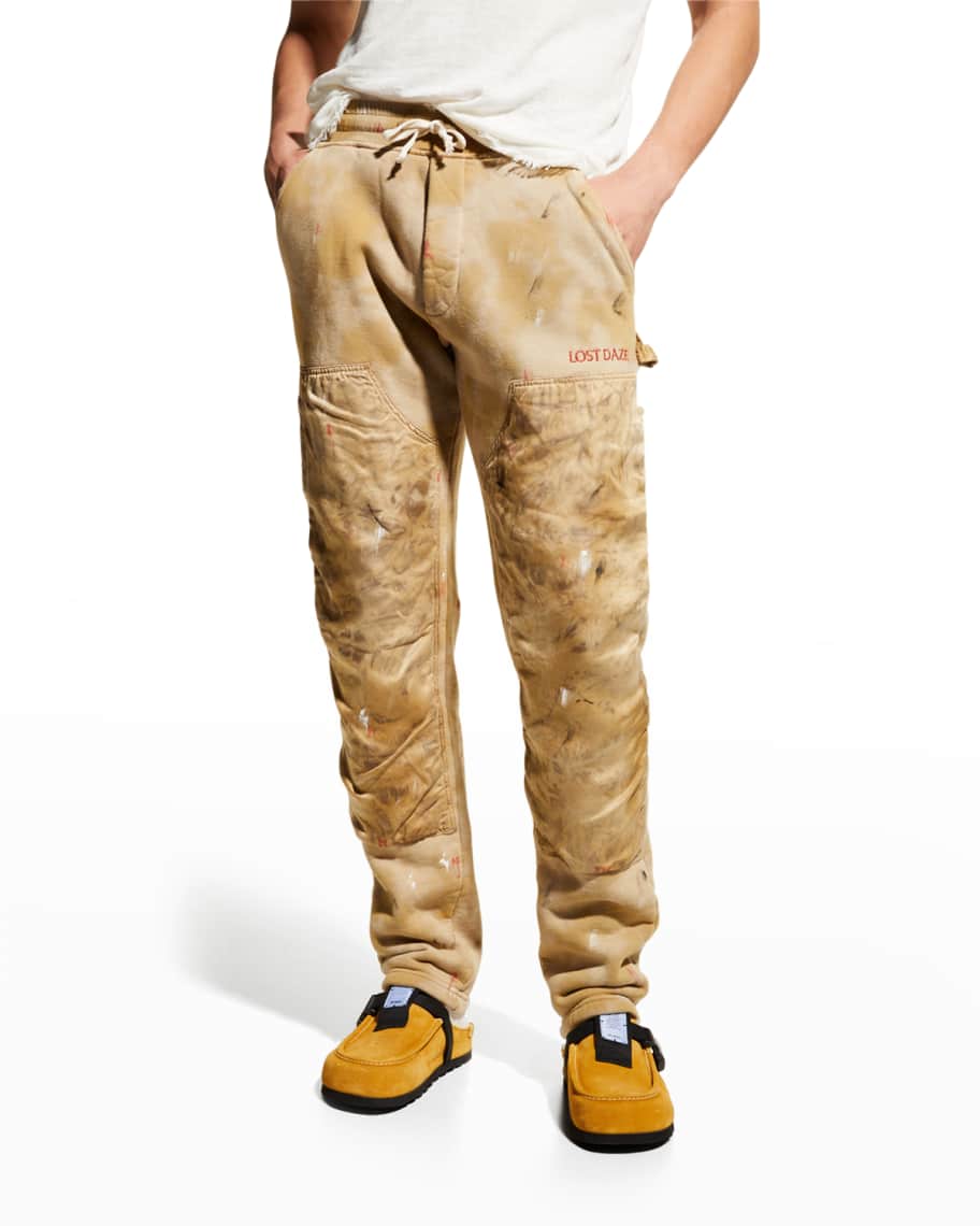 Lost Daze Men's Paint-Splatter Sweatpants | Neiman Marcus