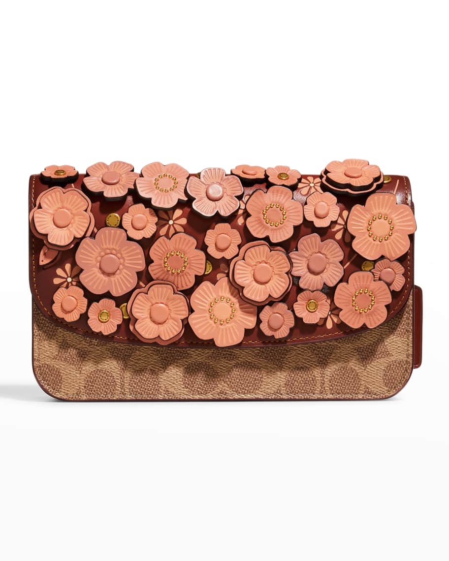 Coach Hayden Tea Rose Monogram Coated Canvas Crossbody Bag | Neiman Marcus