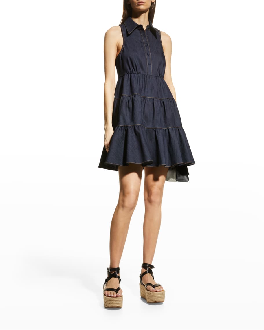 Cinq a Sept Bennett Denim Dress | Neiman Marcus