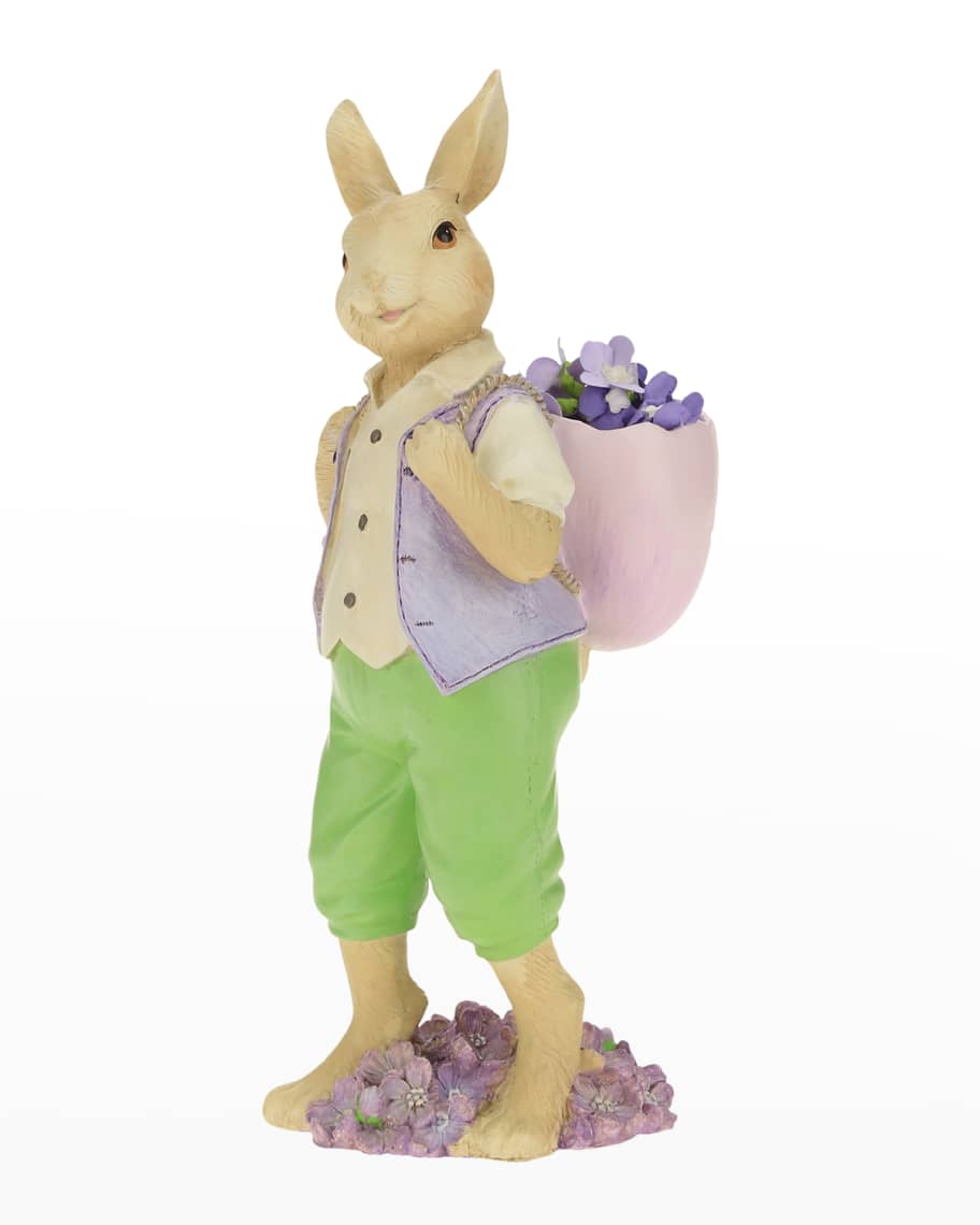 Mark Roberts Rabbit with Basket - 11" | Neiman Marcus