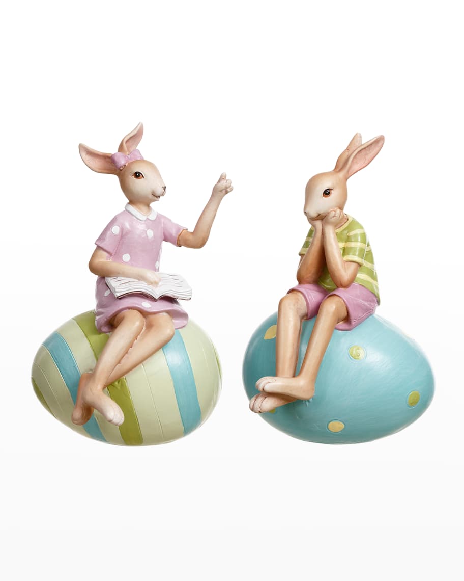 Mark Roberts Easter Morning Bunnies, Set of 2 | Neiman Marcus