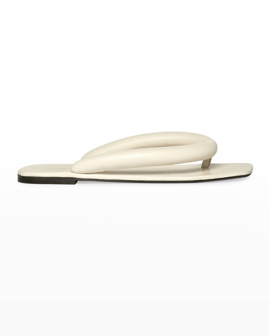 STAUD Rio Padded Thong Flat Sandals | Neiman Marcus