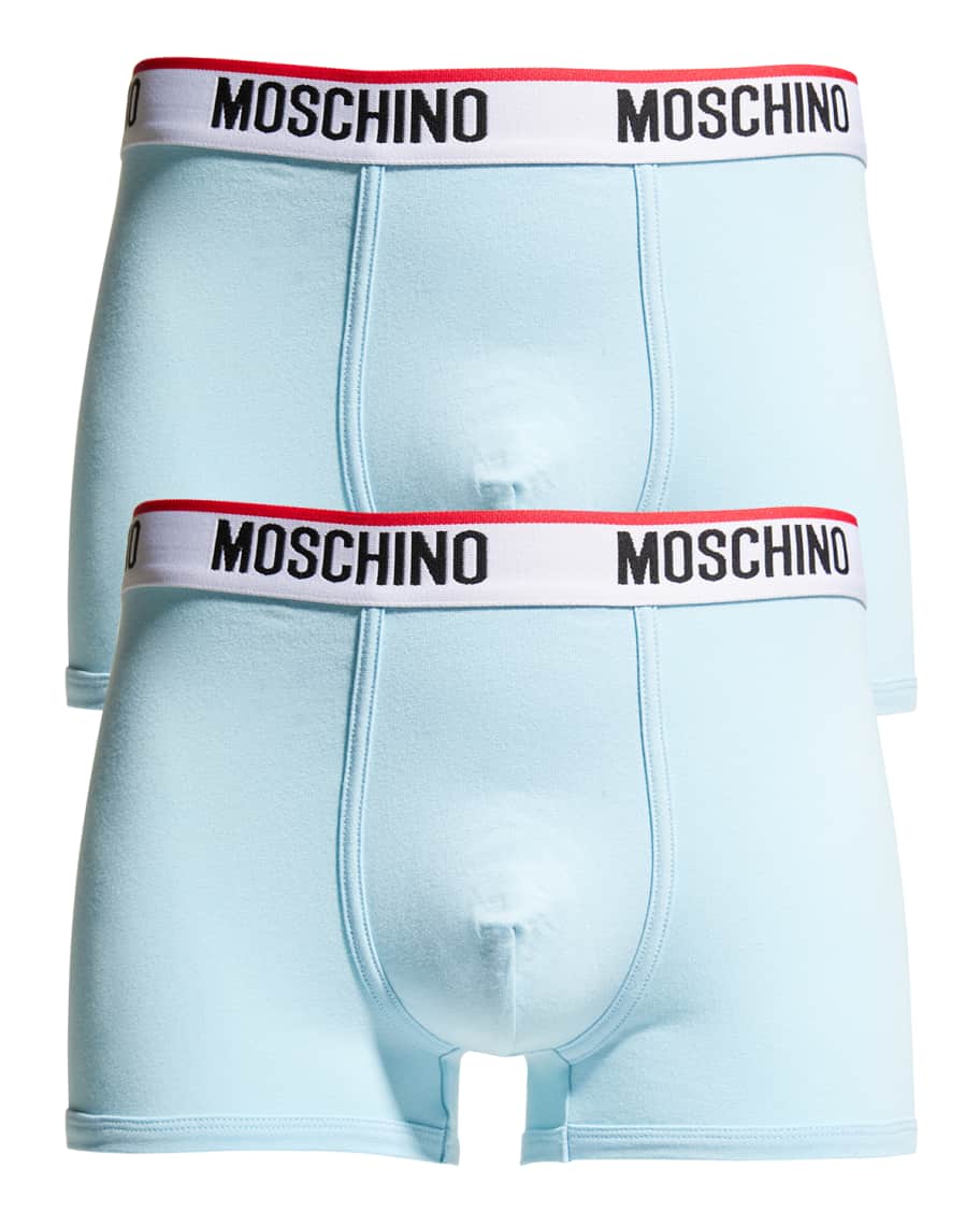 Moschino Men's 2-Pack Logo Boxer Briefs | Neiman Marcus