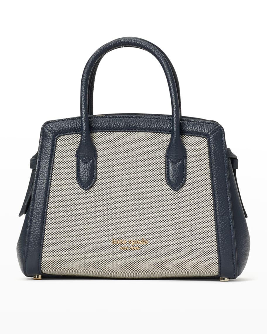 kate spade new york knott mini canvas satchel bag | Neiman Marcus