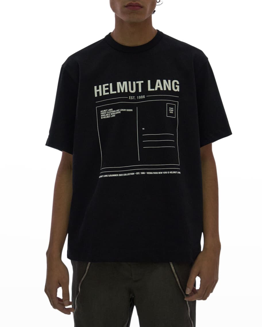 Helmut Lang Men's Postcard Graphic T-Shirt | Neiman Marcus