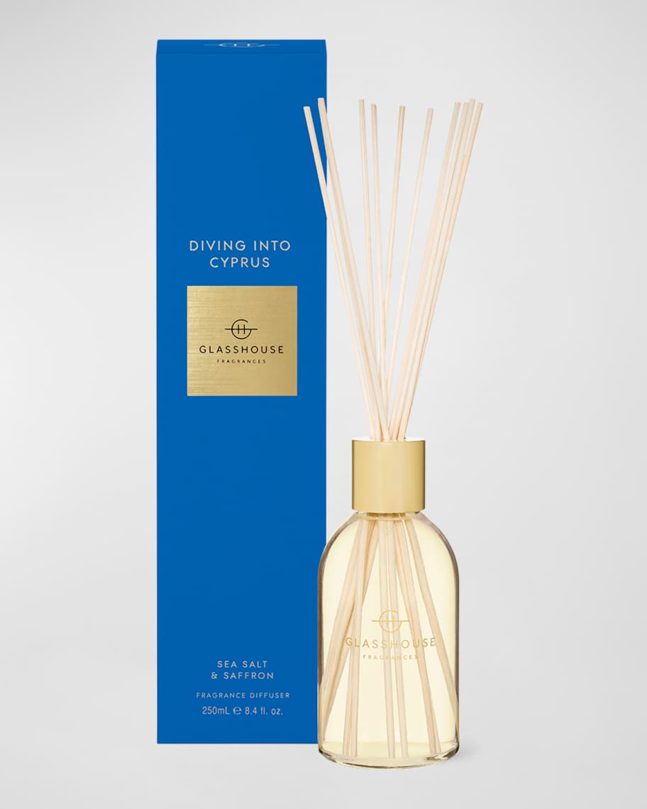 GLASSHOUSE FRAGRANCES 8.45 oz. Diving Into Cyprus Diffuser | Neiman Marcus