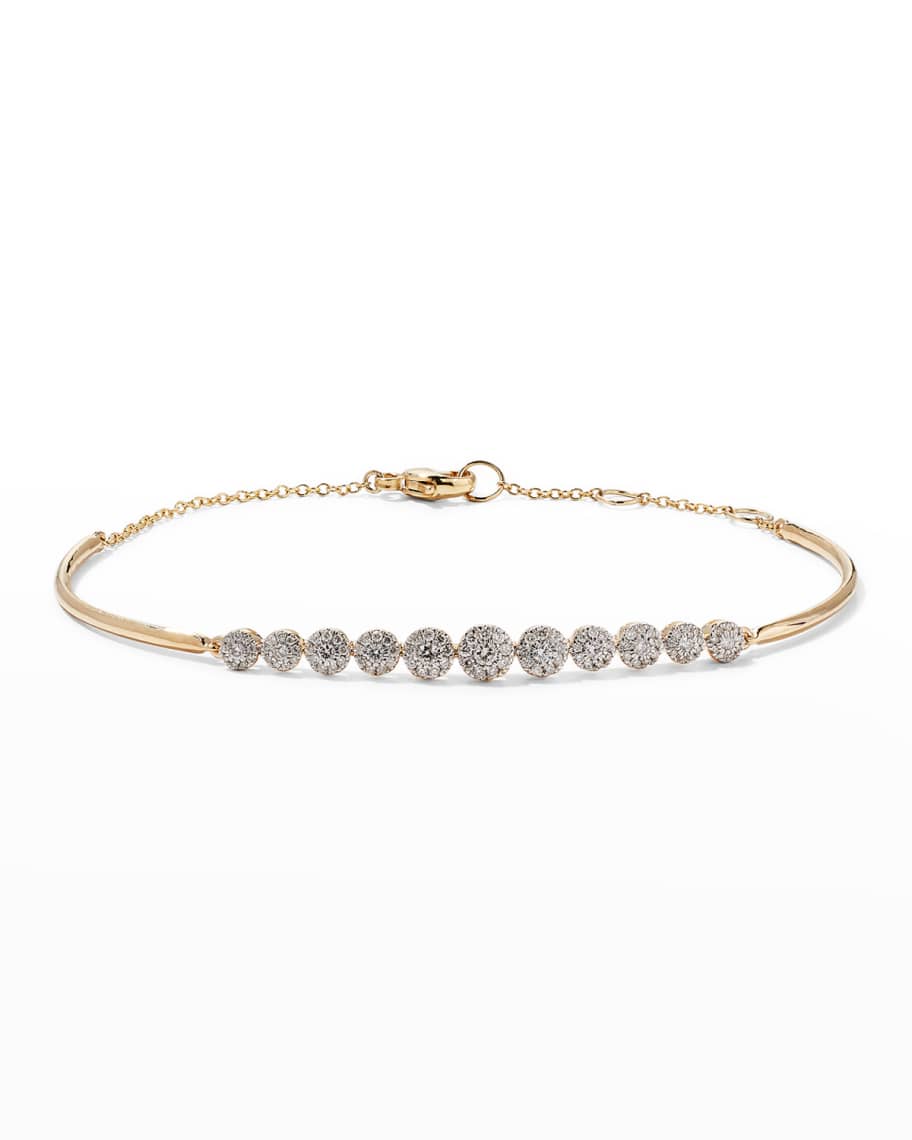 STONE AND STRAND Diamond Burst Bangle | Neiman Marcus