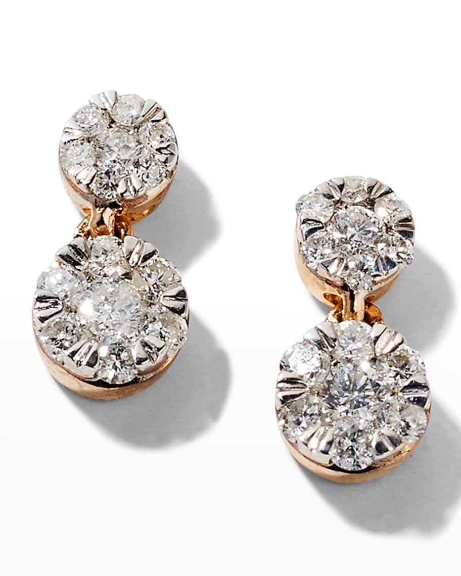 STONE AND STRAND Diamond Burst Dangle Earrings | Neiman Marcus