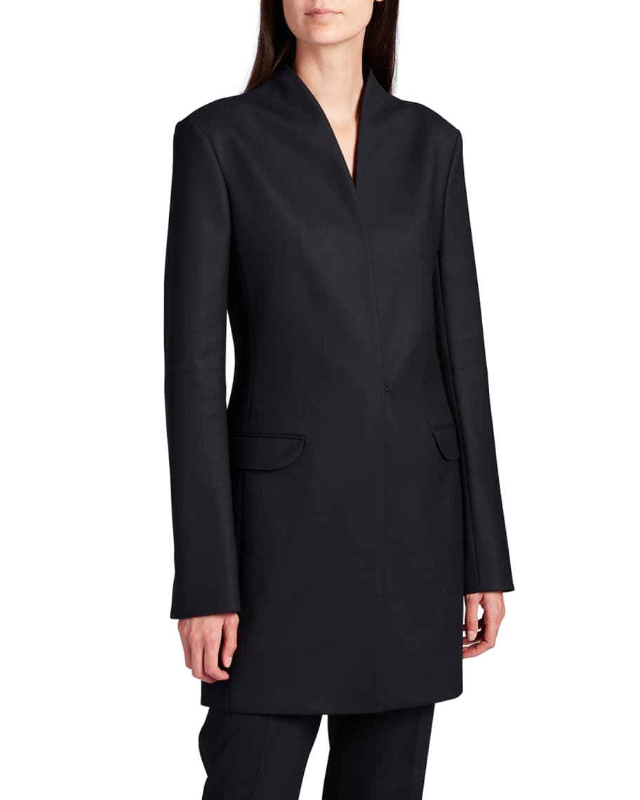 THE ROW Marisol Bi-Stretch Wool Jacket | Neiman Marcus