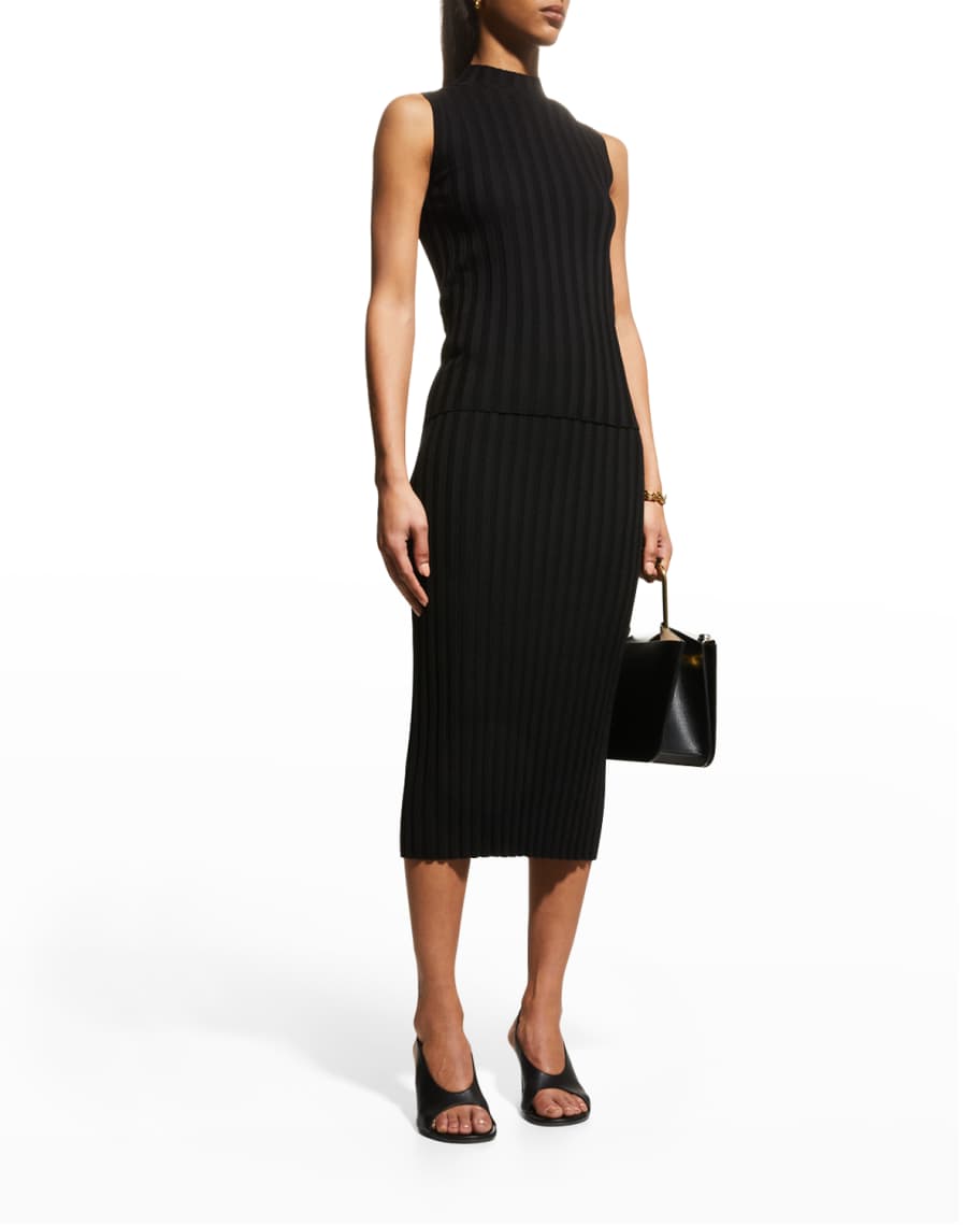 St. John Vanise Knit Midi Skirt | Neiman Marcus