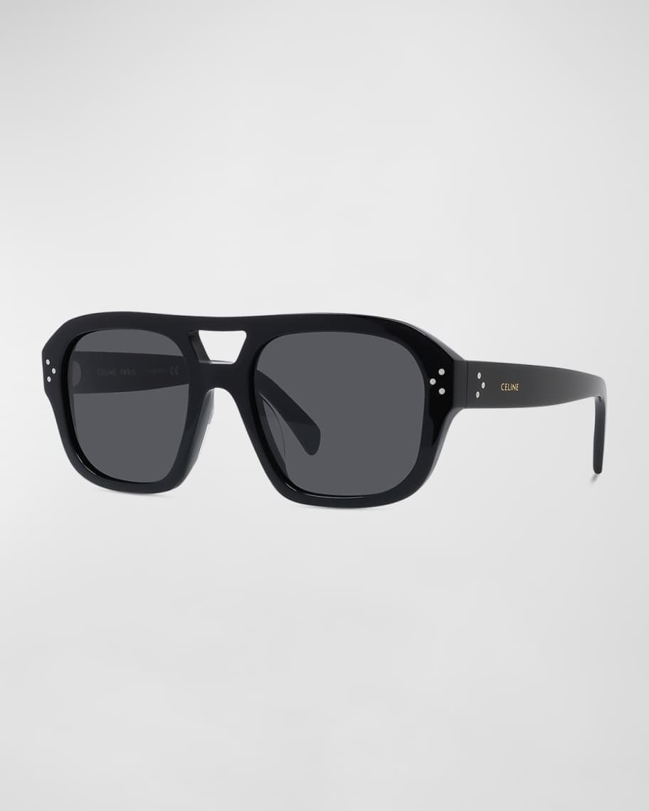 Celine Men's CL40205U Acetate Aviator Sunglasses | Neiman Marcus