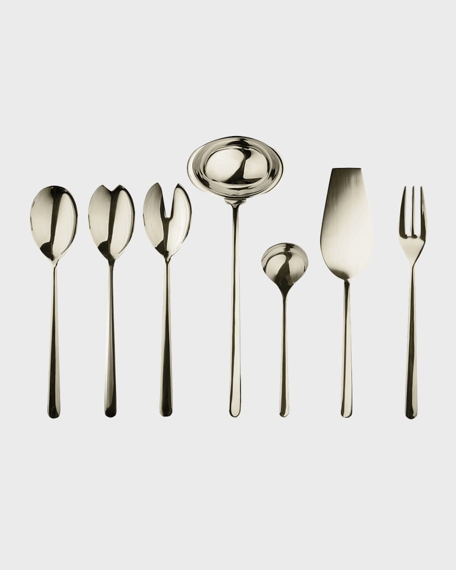Mepra Linea Champagne 7-Piece Full Serving Set | Neiman Marcus
